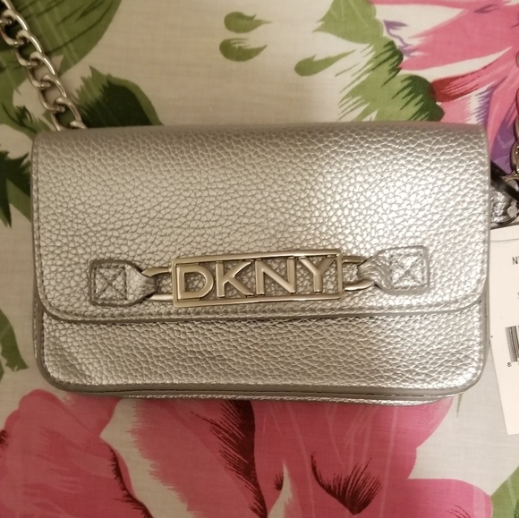 Dkny | Bags | Dkny Logo Plate Chain Strap Belt Bag | Poshmark